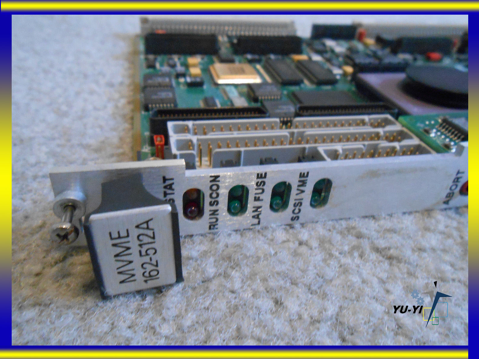 MOTOROLA MVME162-512A MC68040 CPU, 32MHZ, 4MB DRAM MEMORY, 512KB SRAM, 1MB FLASH - PLC DCS SERVO ...